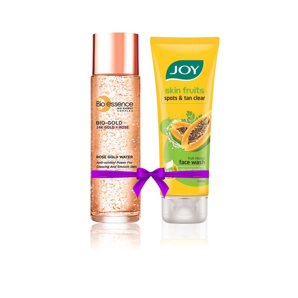 Joy Skin Fruits Spots & Tan Clear Face Wash (100 ml) + Bio-essence Bio ...
