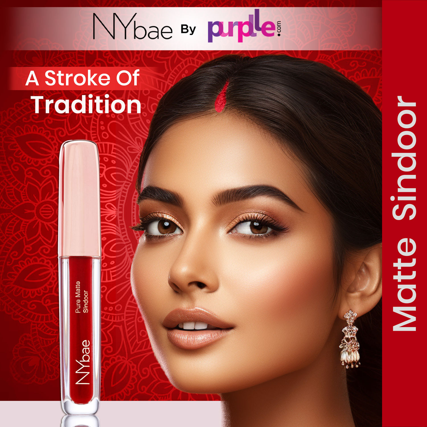 NY Bae Pure Matte Sindoor Velvet Red 01 (2.5 ml)