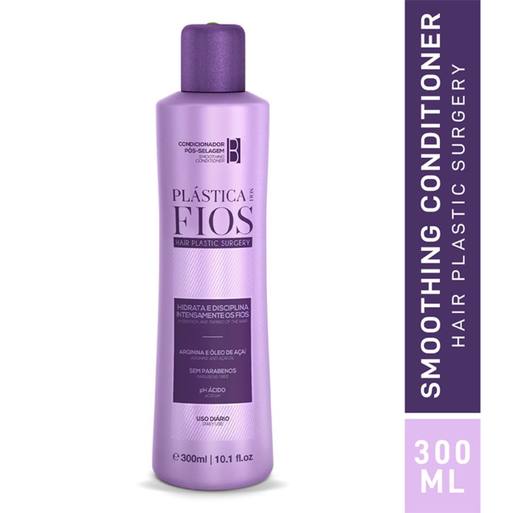Plastica dos fios smoothing conditioner sulfate free-300ml