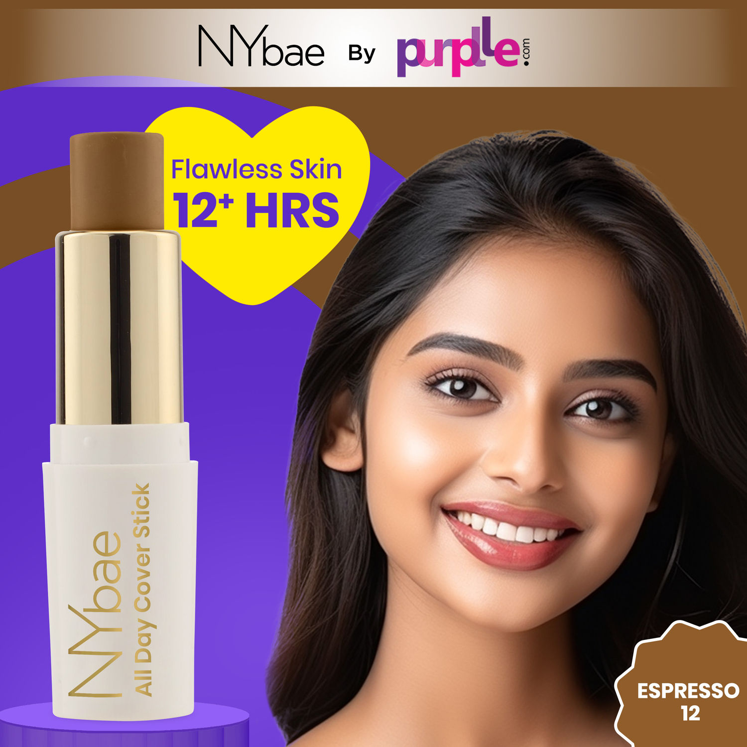 NY Bae All day Cover Stick - Espresso 12
