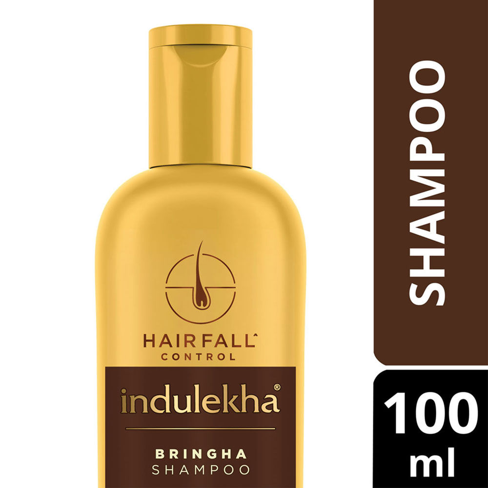 Buy Indulekha Bringha Hair Anti-Hairfall Shampoo (100 ml) Online | Purplle