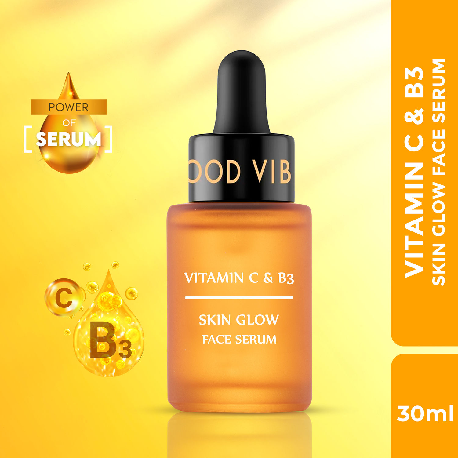 Good Vibes Vitamin C & B3 Skin Glow Face Serum (30 ml)