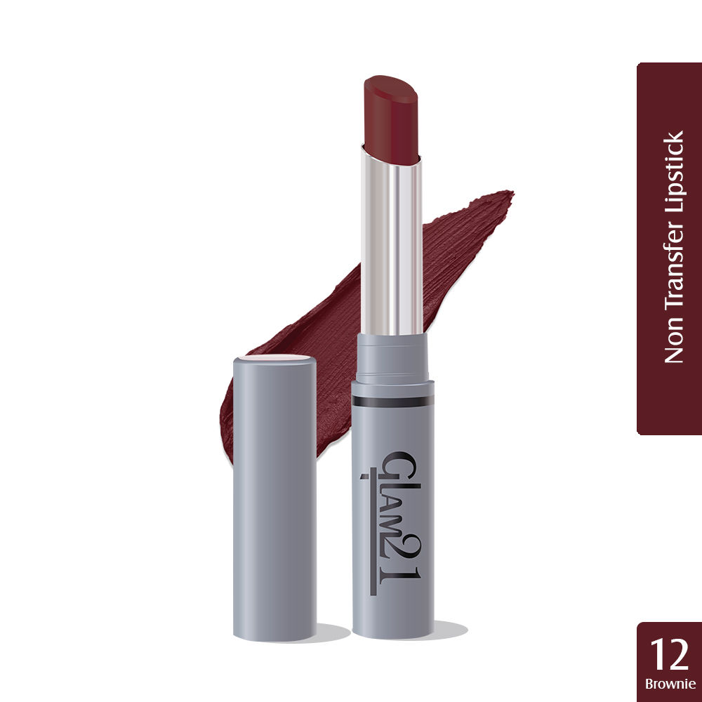Glam21 Long Lasting Non-Transfer Lipstick|Creamy Matte Formula - 2.8gm ...