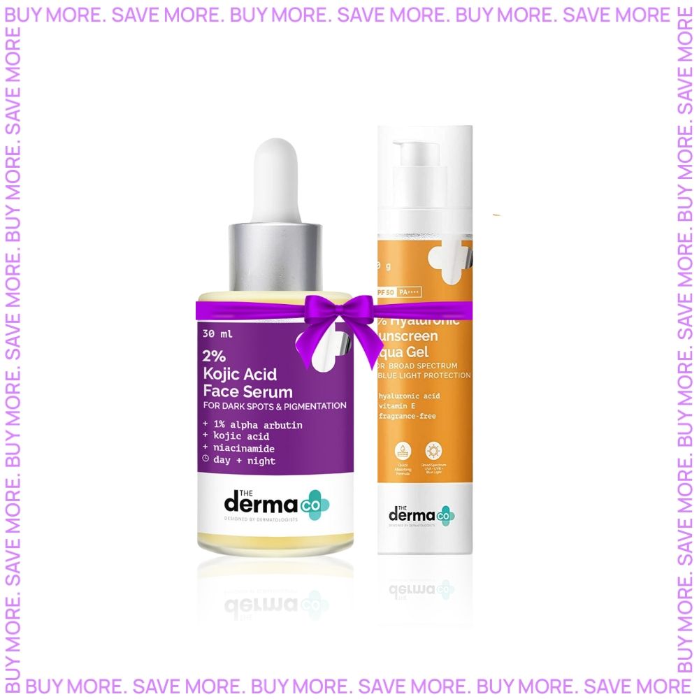 The Derma co. Skin Brightening & Sun Protection Combo ( Serum 30ml ...