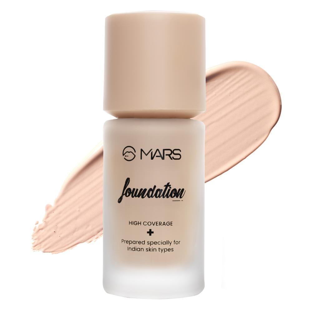 MARS Foundation with High Coverage, Blemish Free & Blendable Liquid ...