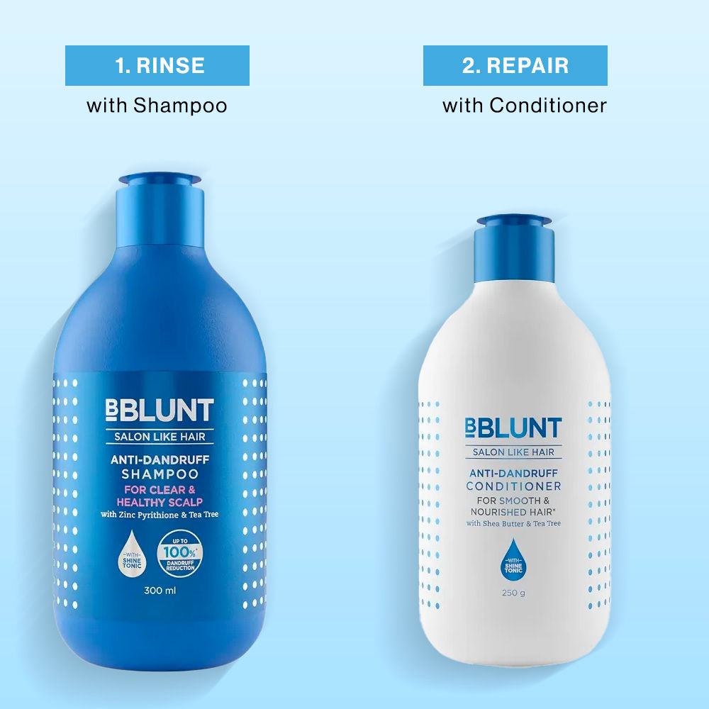 BBLUNT Anti-Dandruff Combo (Shampoo + Conditioner)