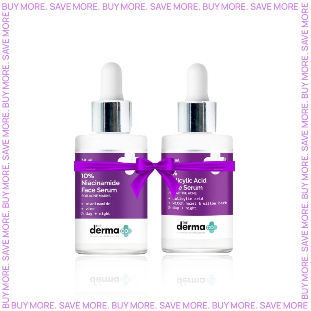 The Derma co. 10% Niacinamide Face Serum for Acne Marks + The Derma co ...