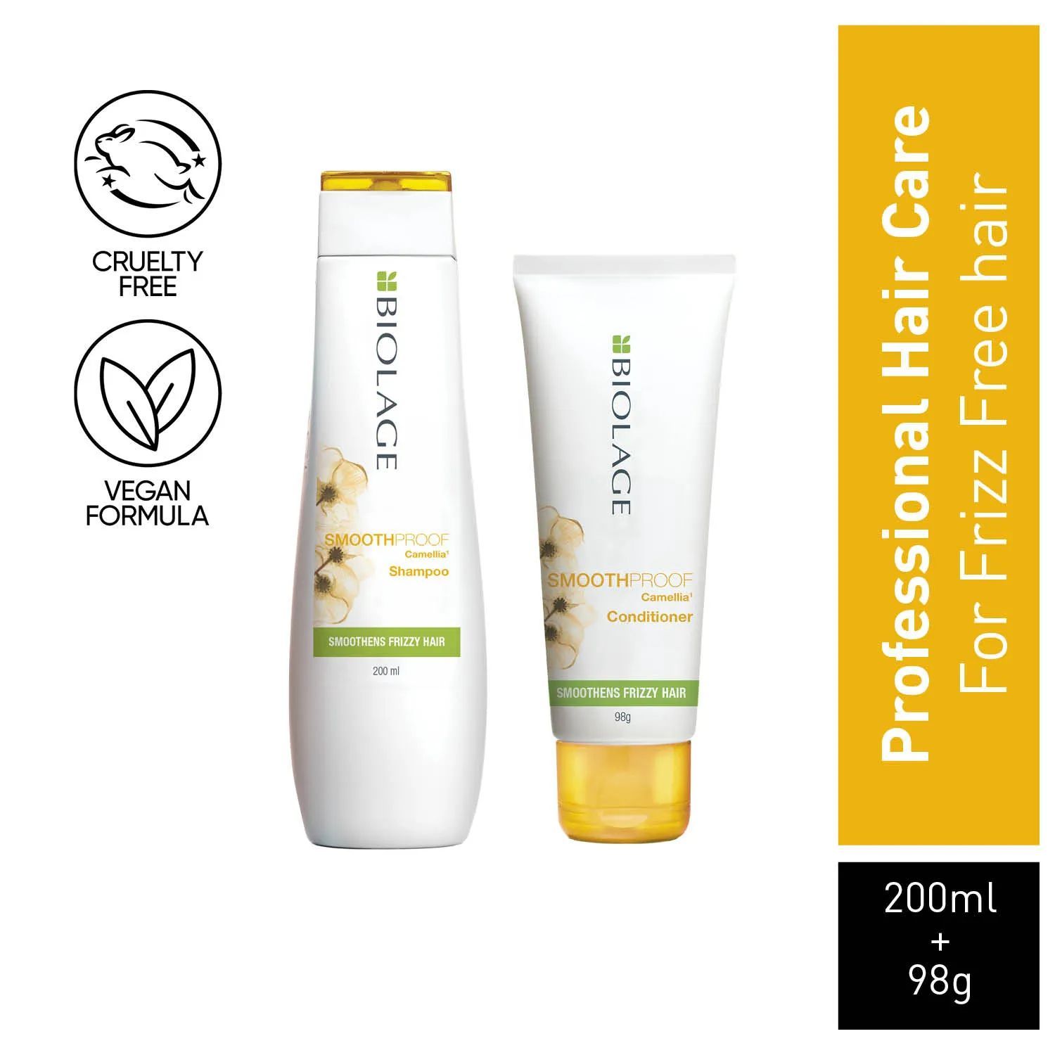 Biolage Smoothproof Smoothing Shampoo + Smoothproof Conditioner (200ml ...