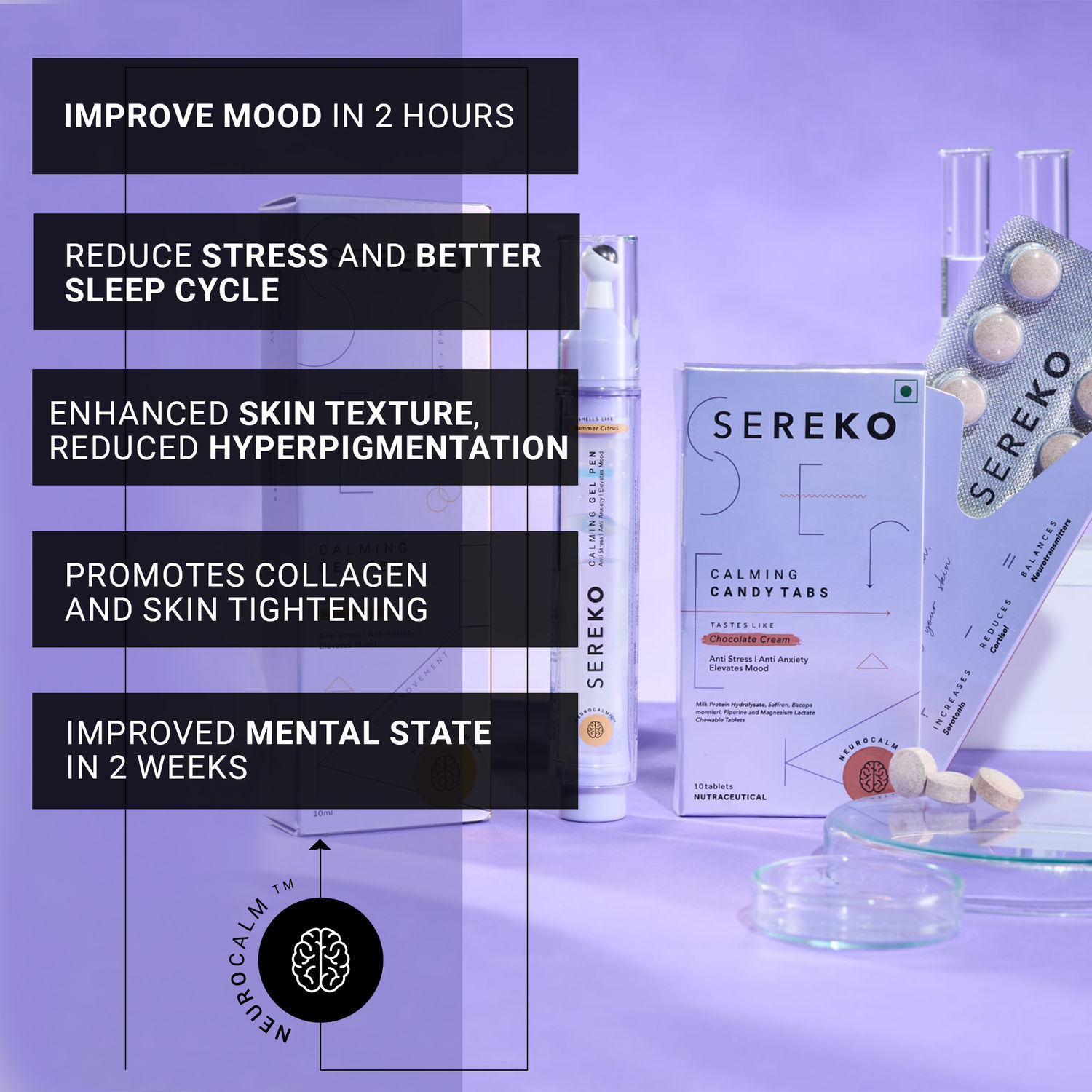 SEREKO Signature Calming Duo Sereko Calming Gel Pen + Sereko Candy Tabs