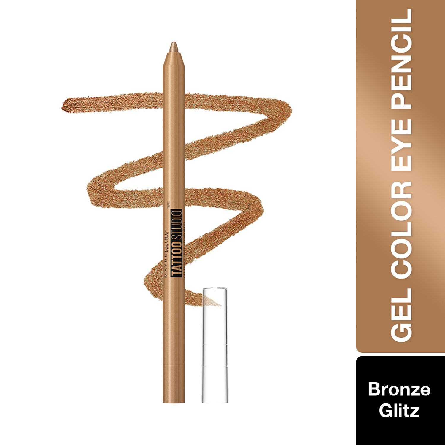 Maybelline New York Tattoo Eye Liner Gel Color Pencil, Sharpenable ...