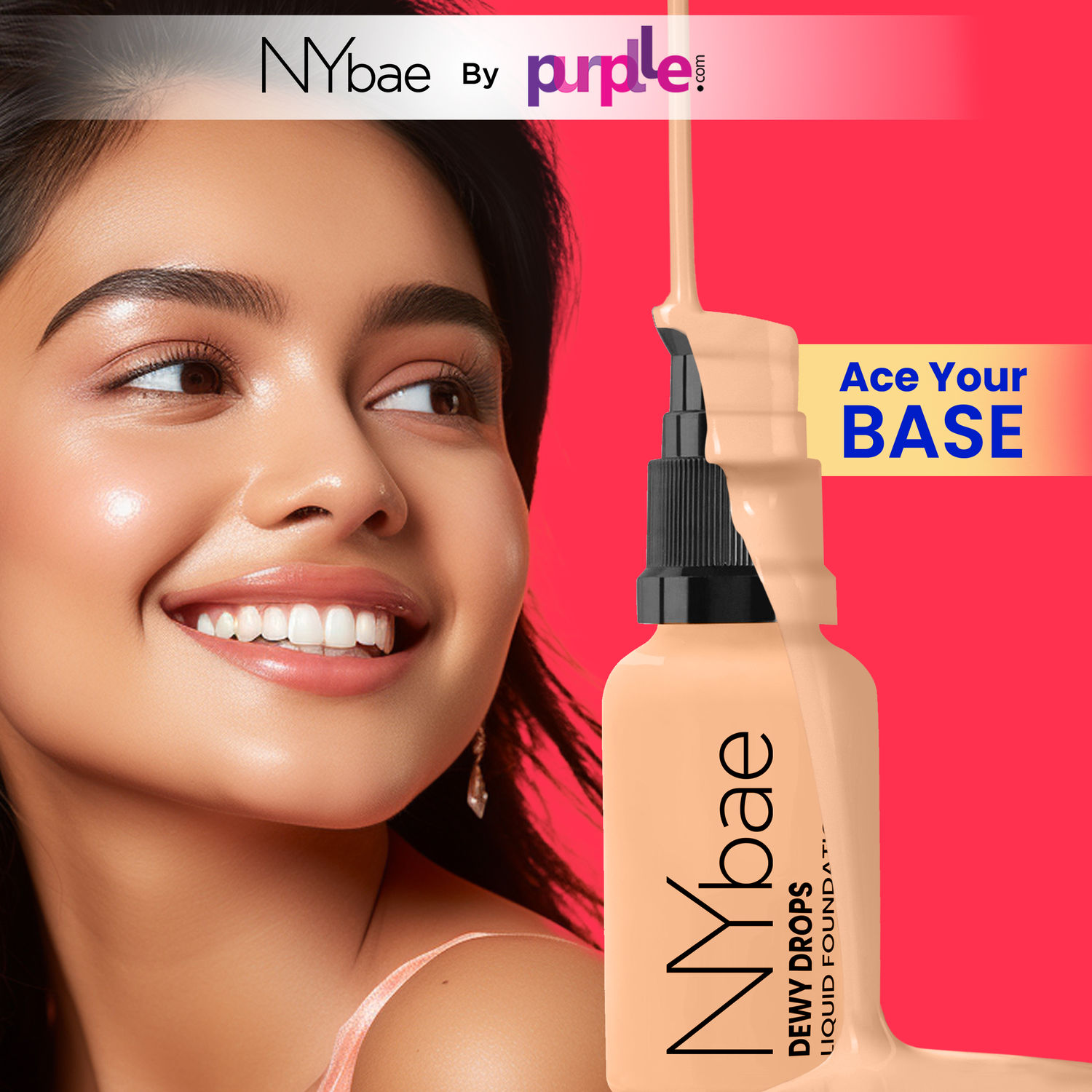 NY Bae Dewy Drops Liquid Foundation Espresso (30 ml)