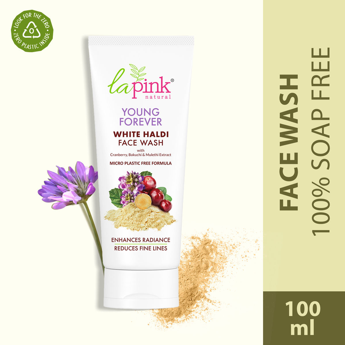 La Pink Young Forever Face Wash | 100% Microplastic Free Formula | Age ...