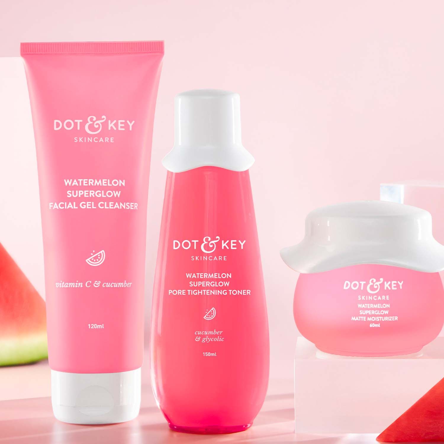 Dot & Key Watermelon CTM - Cleansing, Toning & Moisturizing Power kit