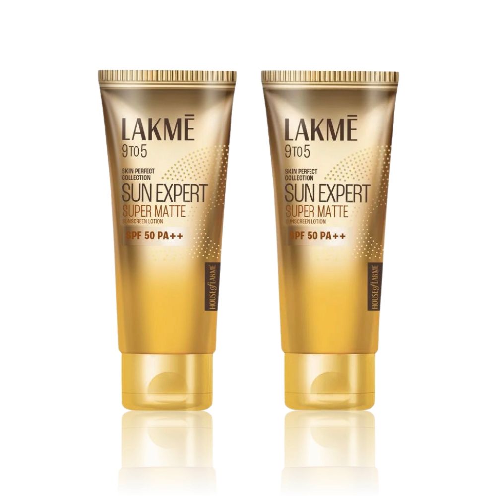 Lakme Sun Protect Duo (Matte Sunscreen SPF 50 PA+++ 50 ml x 2)