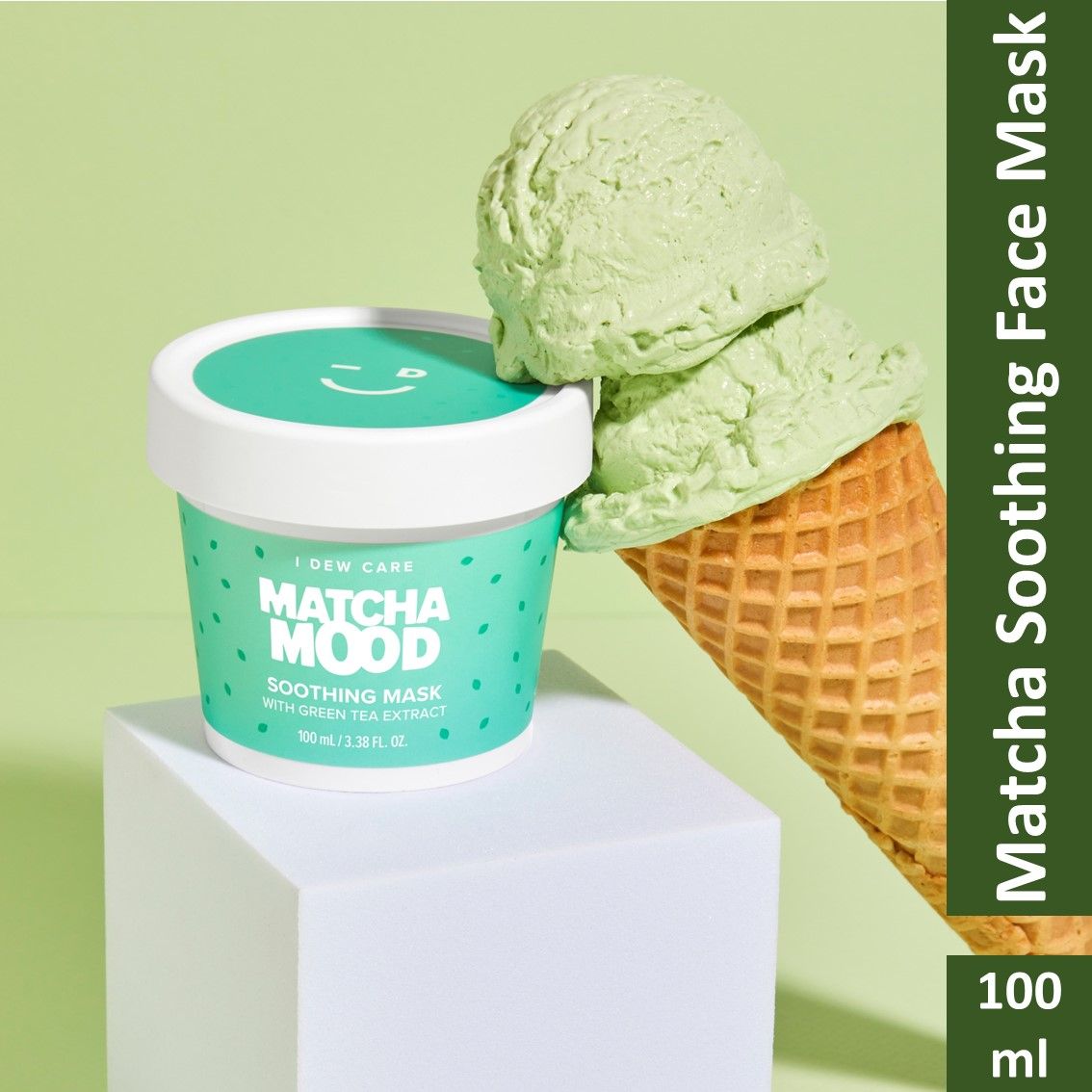 I DEW CARE MATCHA MOOD, Soothing Green Tea Wash-Off Mask
