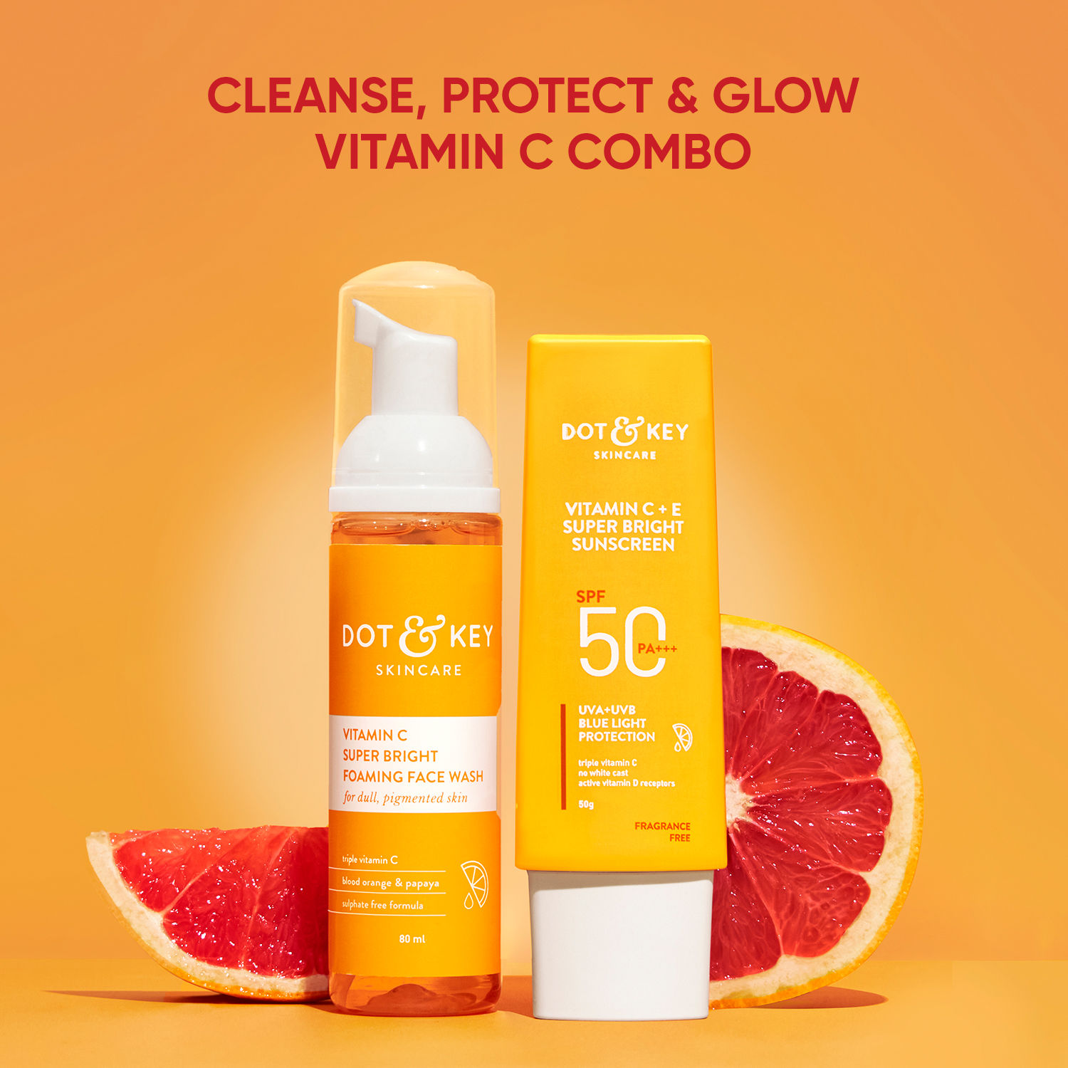 Dot Key Vitamin C Super Bright Sunscreen With Foaming Face Wash dot-key-vitamin-c-super-bright-sunscreen-with-foaming-face-wash