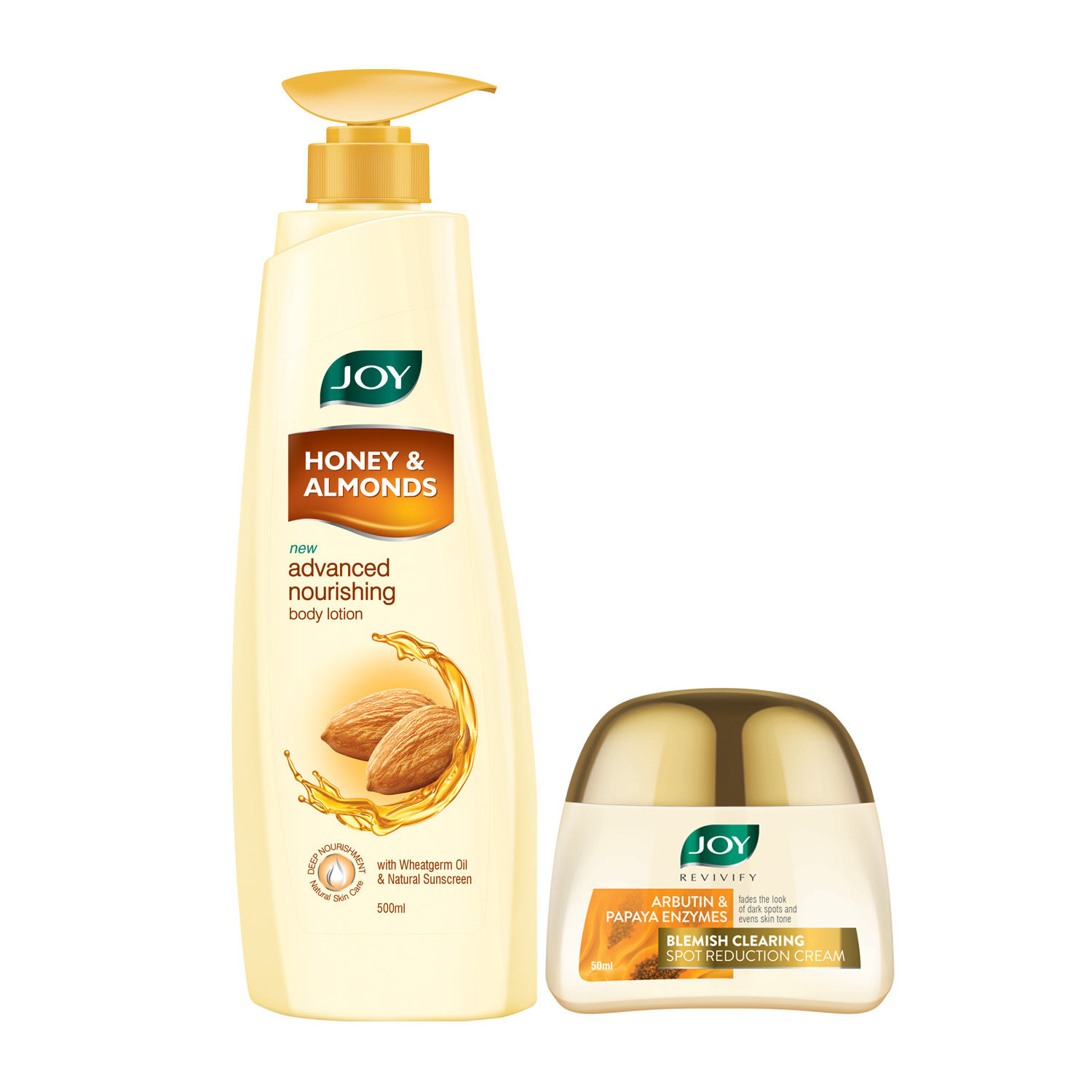Joy Honey & Almonds Advanced Nourishing Body Lotion 500 ml & Joy ...