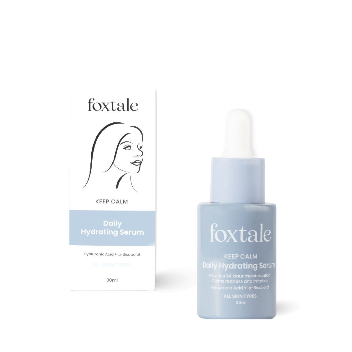 Foxtale - Keep Calm Daily Hydrating Serum with Hyaluronic Acid - 30ml