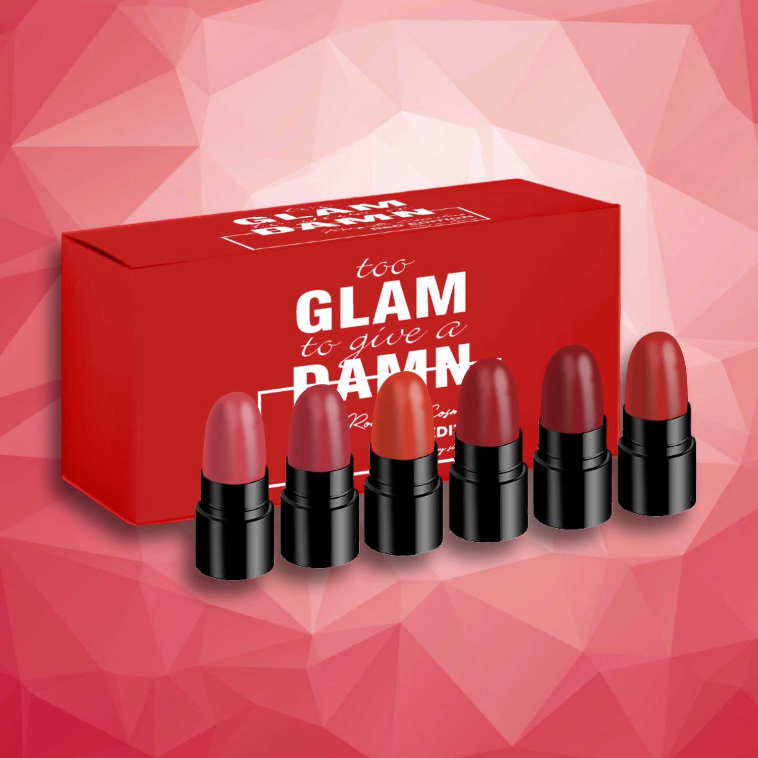 Ronzille Pack of 6 Sexy Lippies Red Editon