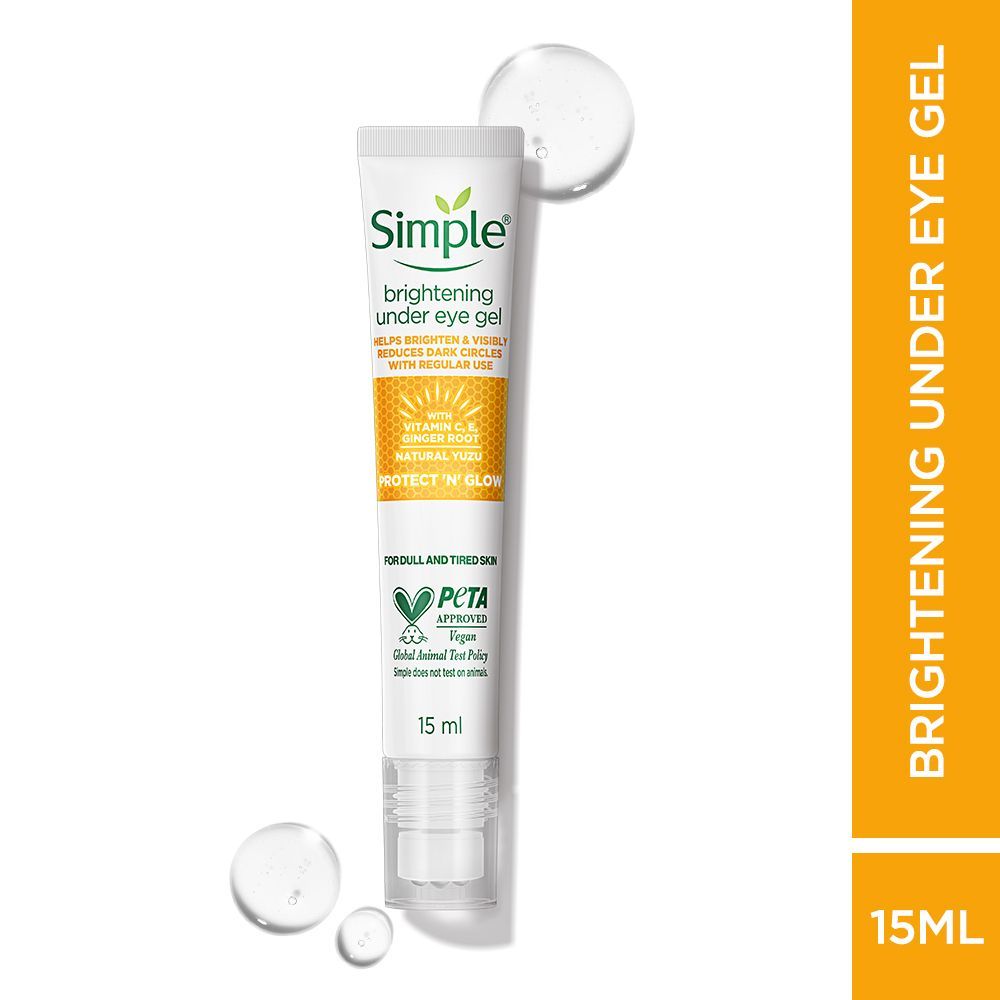 Simple Protect N Glow Vitamin C Brightening Under Eye Gel 15ml