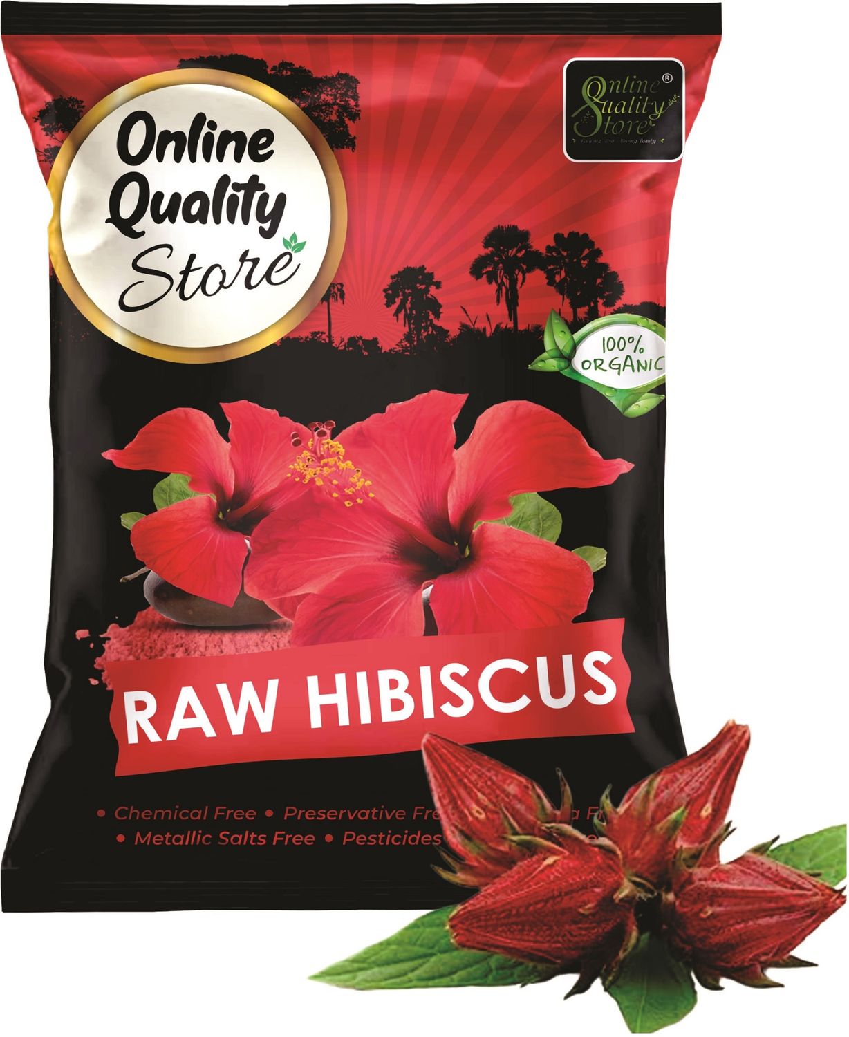 Online Quality Store Raw Hibiscus - 50 g |dry hibiscus flowers|dry ...