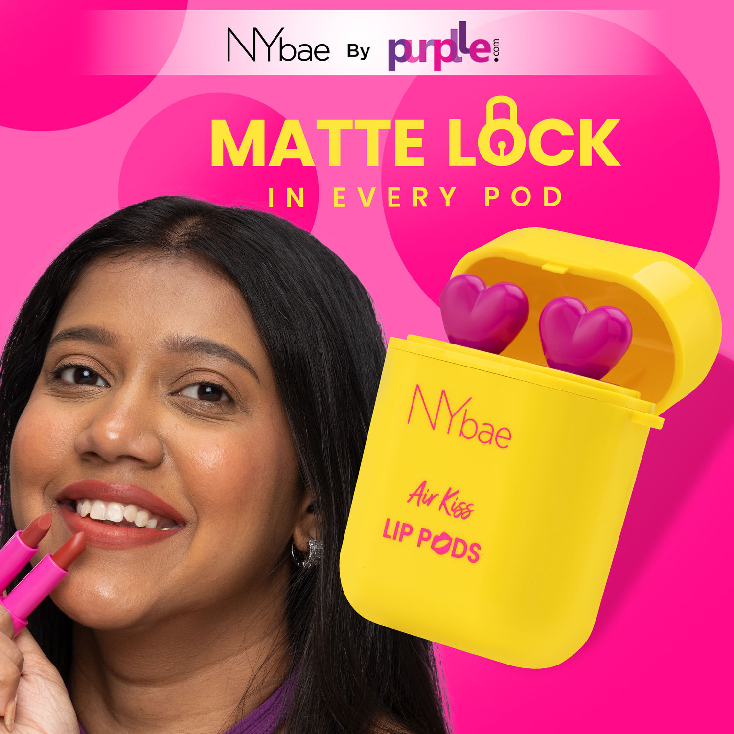 NY Bae Air Kiss Lip Pods - Peach Sensation 06
