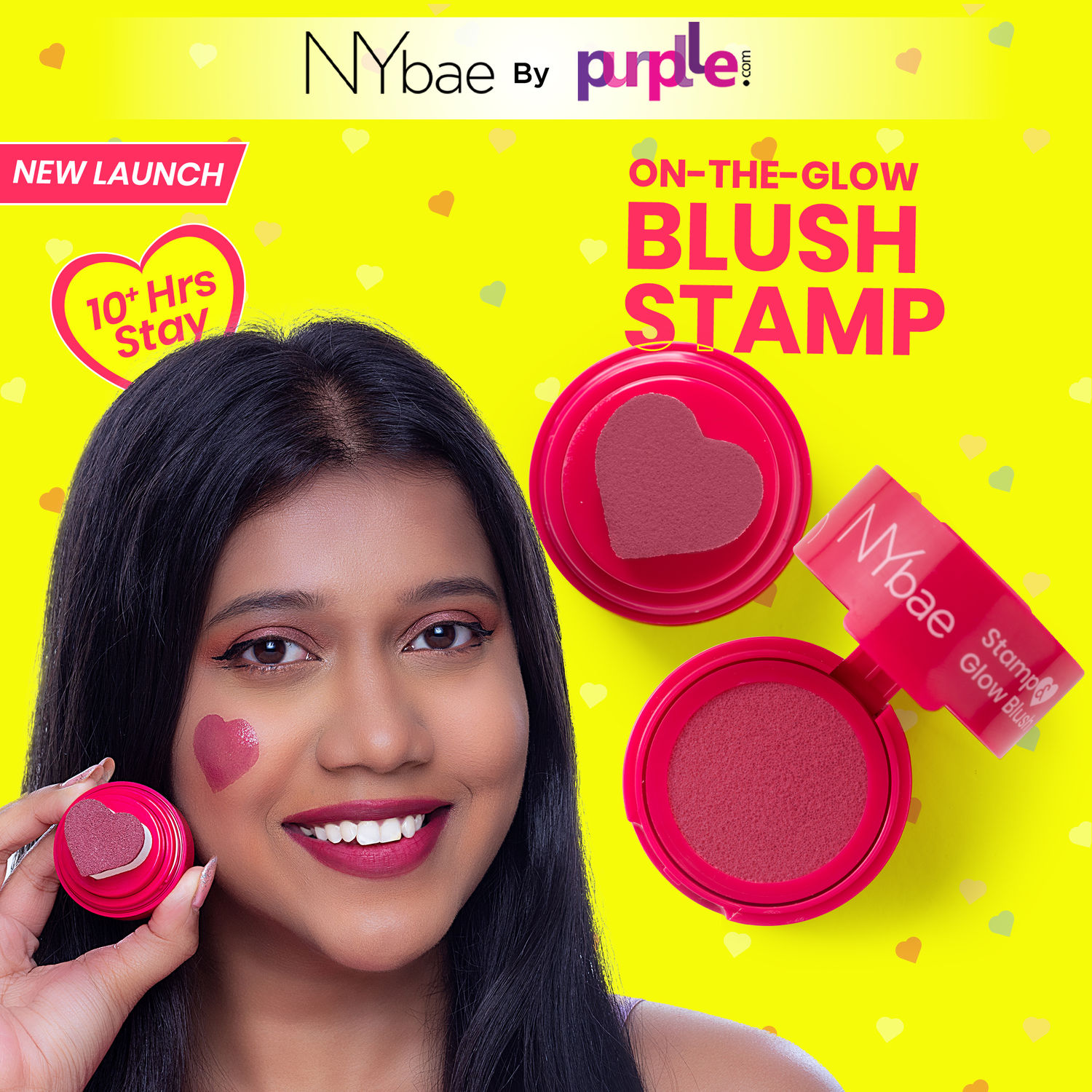 NY Bae Stamp and Glow Blush - Crimson Craze
