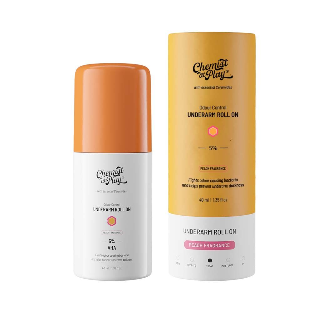 Chemist at Play UnderArm Roll On, Prevents Odour, Help Brightens Skin ...
