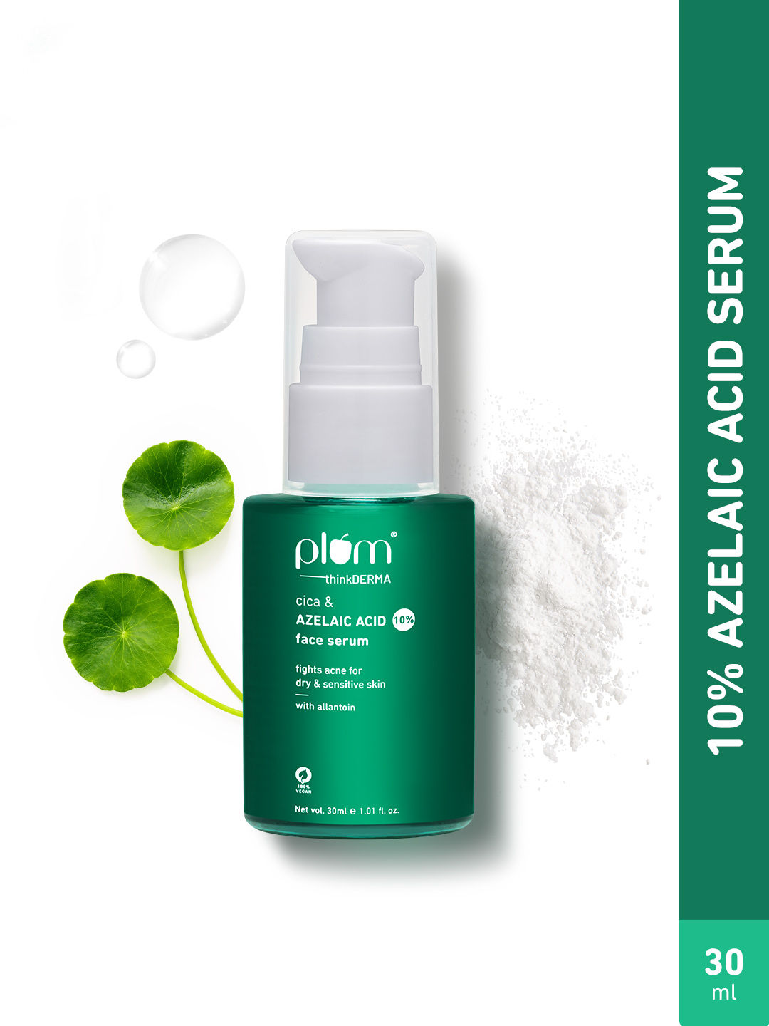 Plum thinkDERMA 10% Azelaic Acid & Cica Face Serum | Fights Acne ...