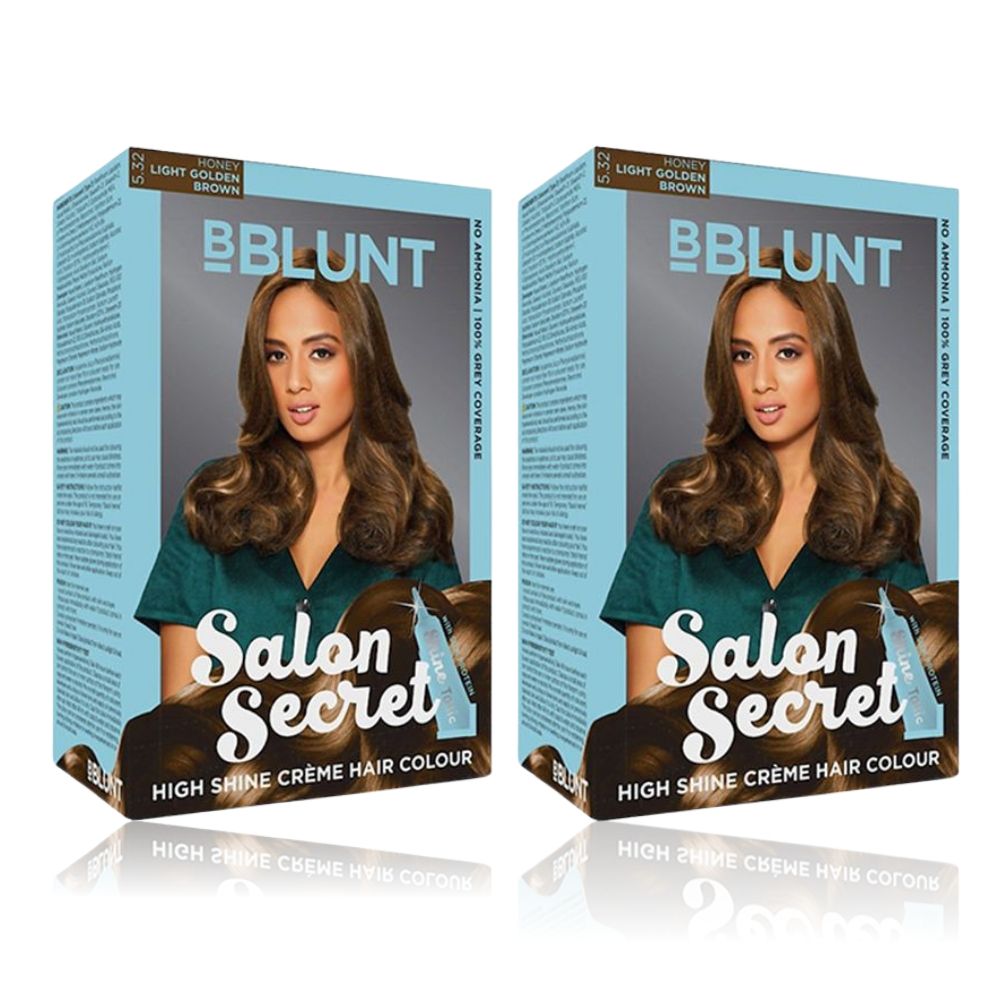 BBlunt Salon Secret High Shine Creme Hair Colour - Honey Light Golden ...