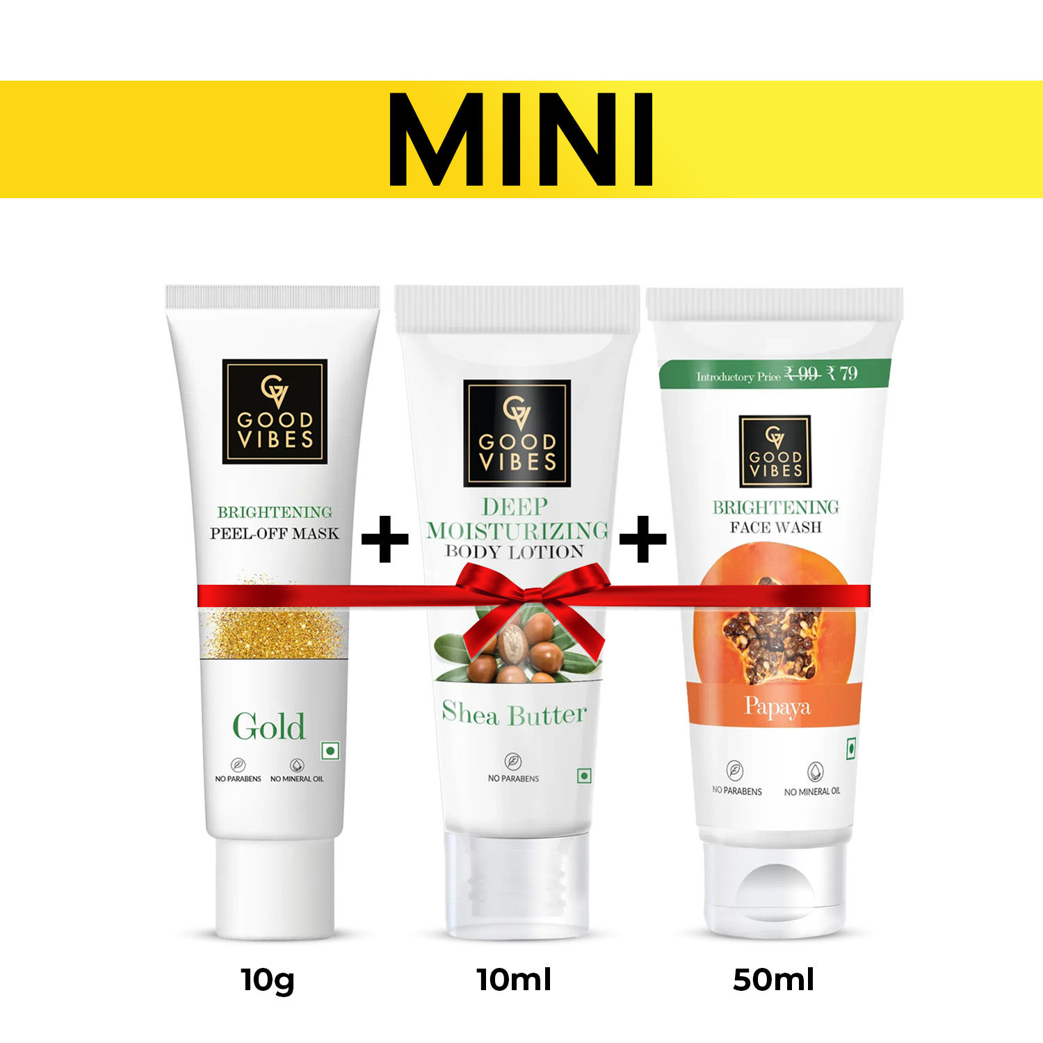 Good Vibes Brightening Gold Peel Off Mask & Shea Butter Deep ...