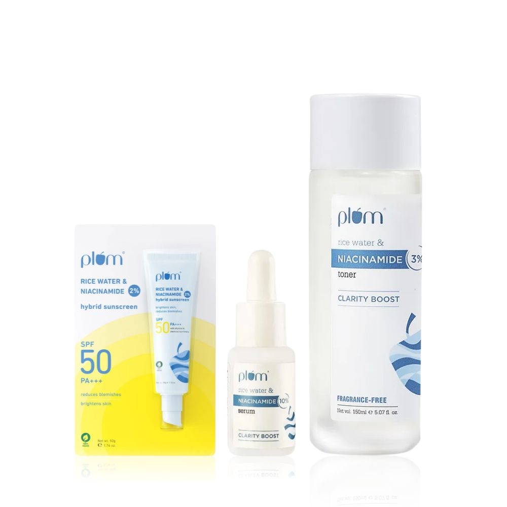 Plum Skin Brightening Kit Brightens & Improves Skin Texture - Suits All ...