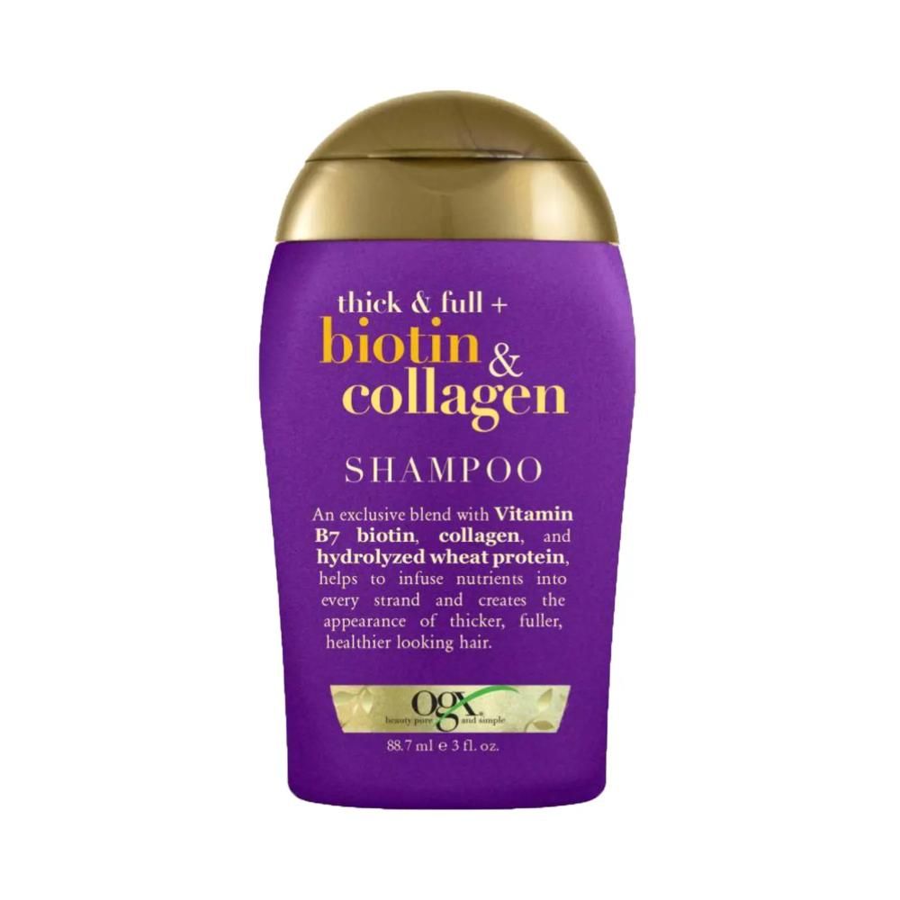 OGX Thick & Full + Biotin & Collagen Volumizing Shampoo for Thin Hair ...