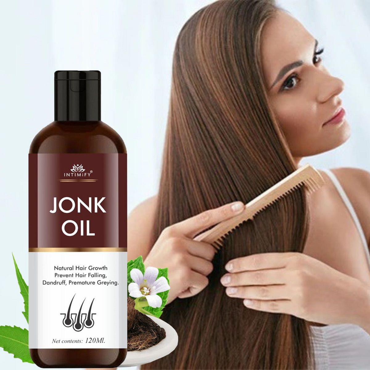 Intimify Jonk Oil Natural & Organic Jonk Leech Oil for Hair Growth ...