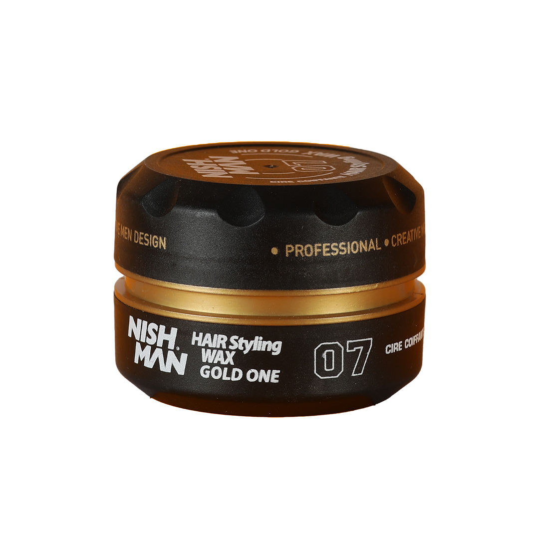 NishMan Hair Styling Wax Gold One (100 g)