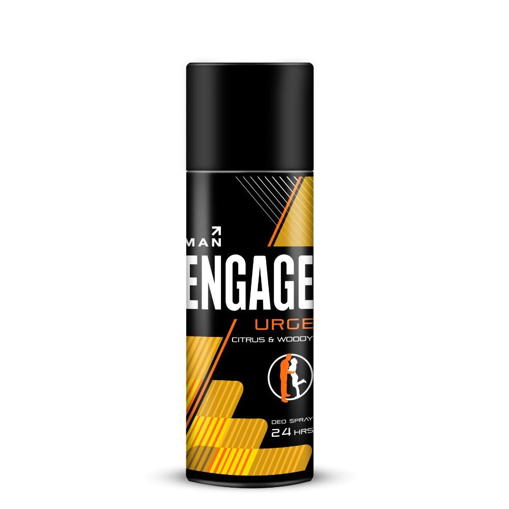 Engage Urge Deodorant For Men,150ml/100g (Weight May Vary)