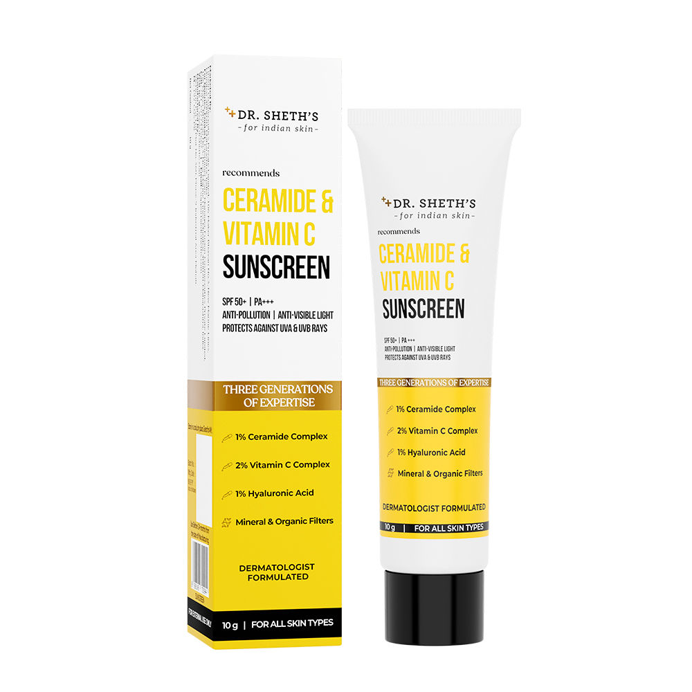 Dr. Sheth's CERAMIDE & VITAMIN C SUNSCREEN-10g