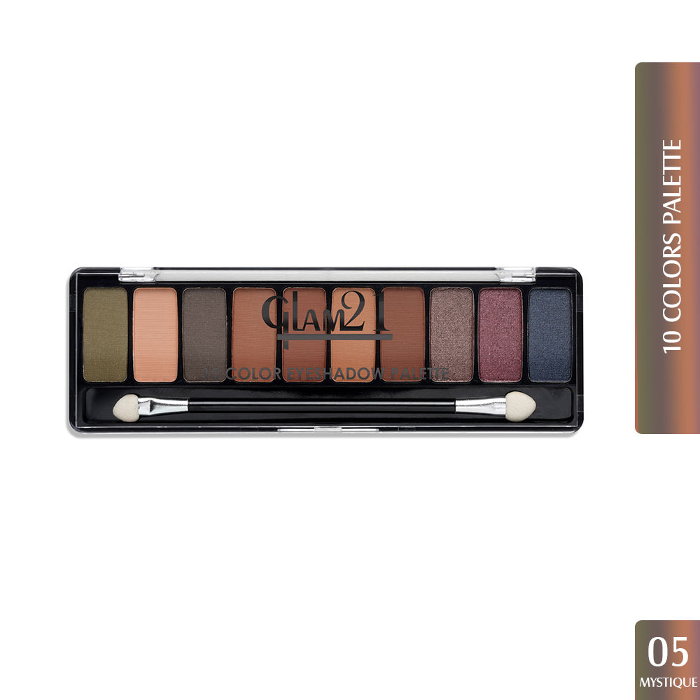 Glam21 Shades of Trend Eyeshadow Palette | 10 Highly Pigmented Shades ...