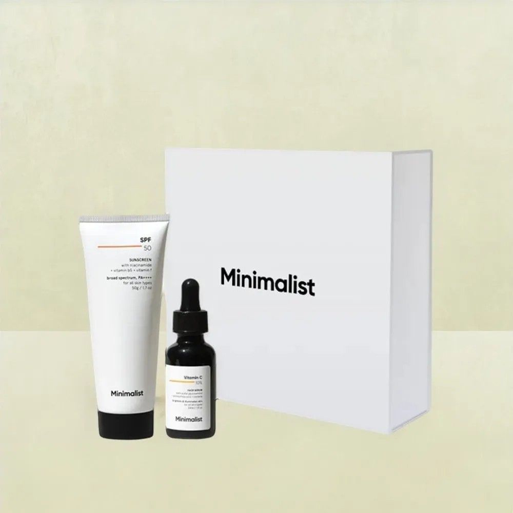 Minimalist Brightening & SPF Skincare Gift Set 80 gms