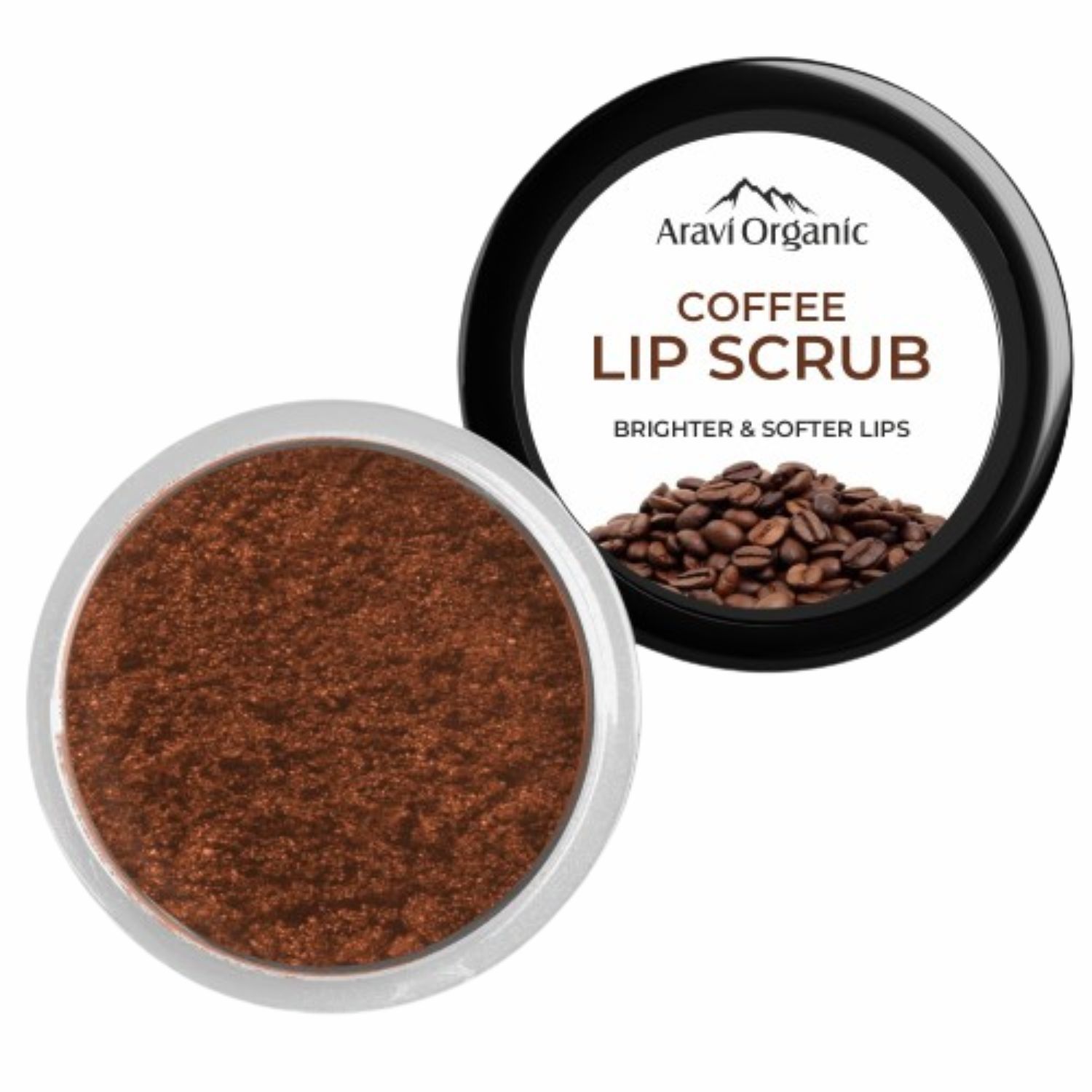 Aravi Organic Coffee Lip Scrub (15g) | with Coffee extracts | for ...
