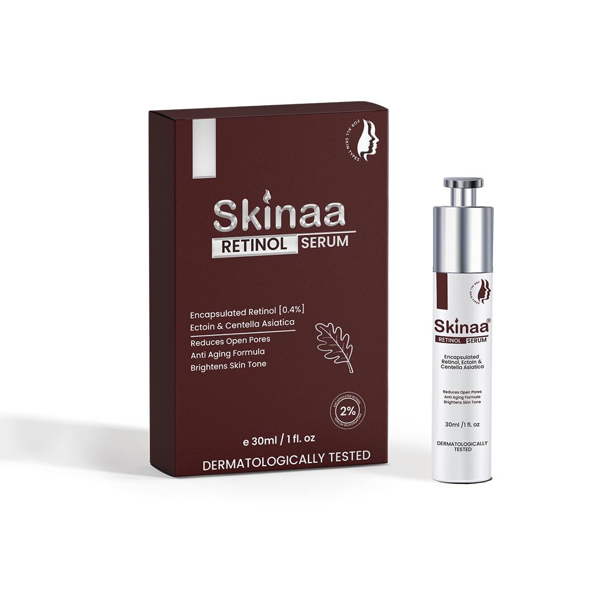Skinaa Night Face Serum With Retinol | Encapsulated Retinol & Centella ...