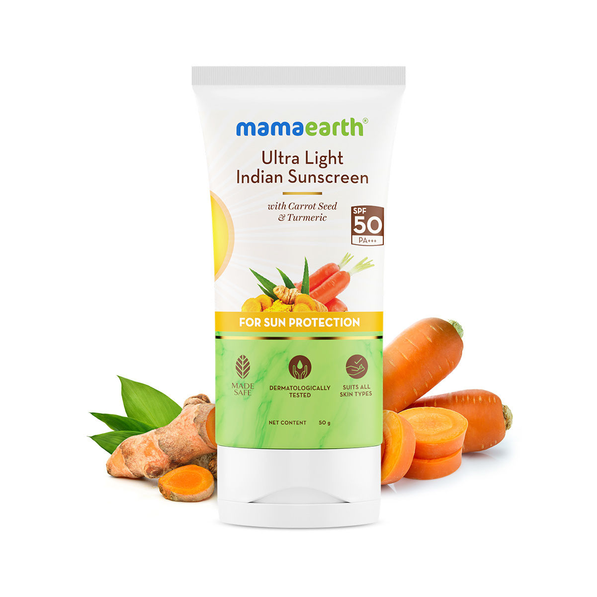 Mamaearth Ultra Light indian Sunscreen 50 g