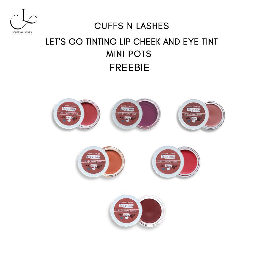 Cuffs N Lashes Let's Go Tinting-Mini|Lip,Cheek,Eye Tint| Freebie