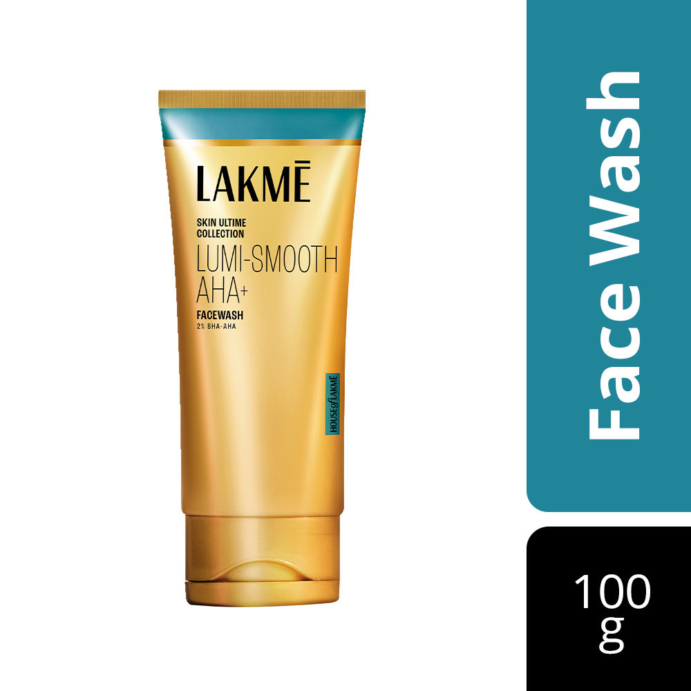Lakme Lumi-Smooth AHA+ Facewash with 2% BHA-AHA, 100 ml