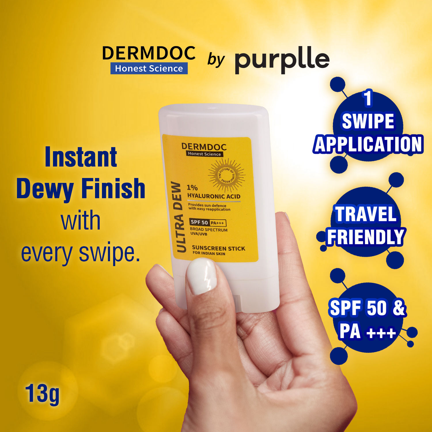 DERMDOC Ultra Dew Sunscreen Stick