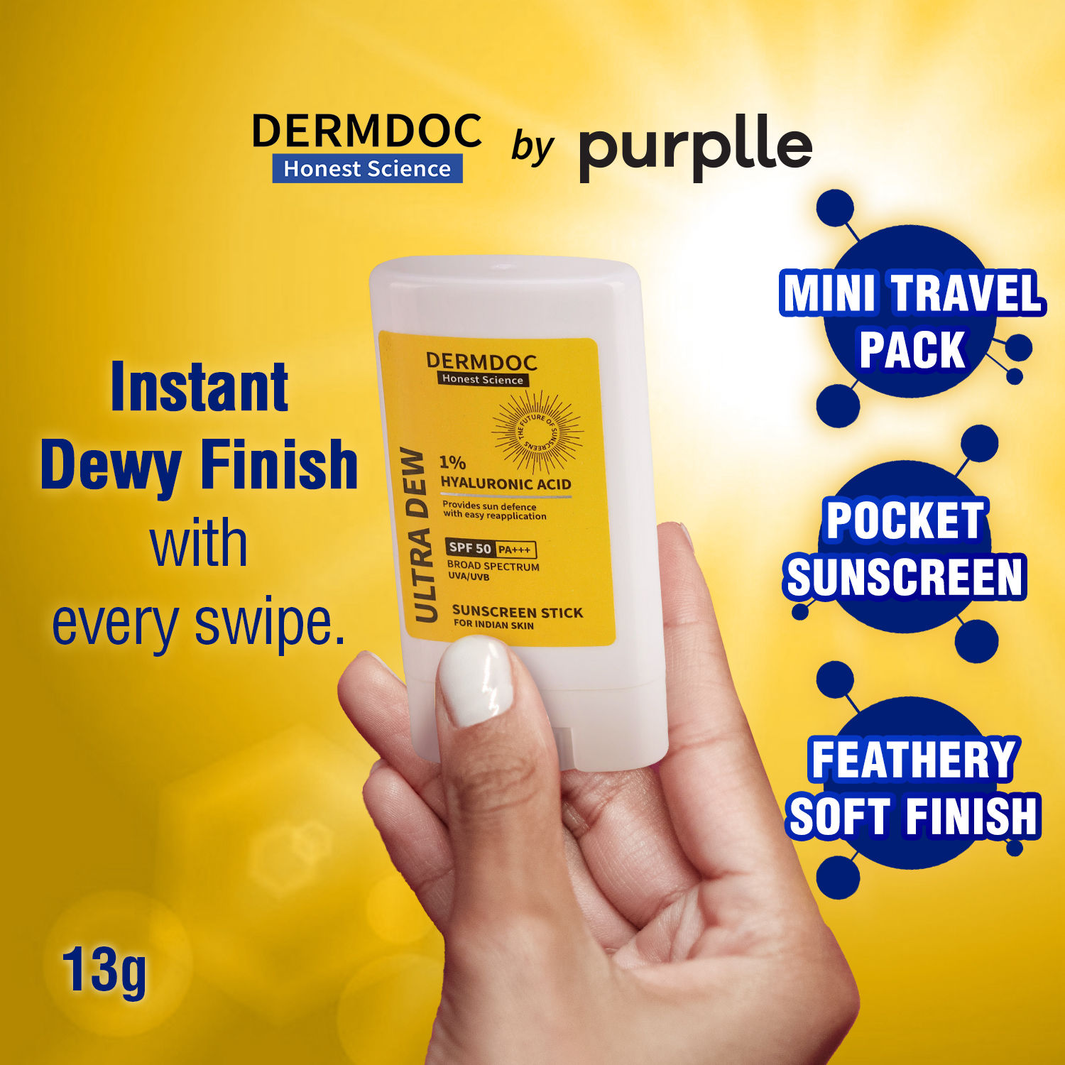 DERMDOC Ultra Dew Sunscreen Stick