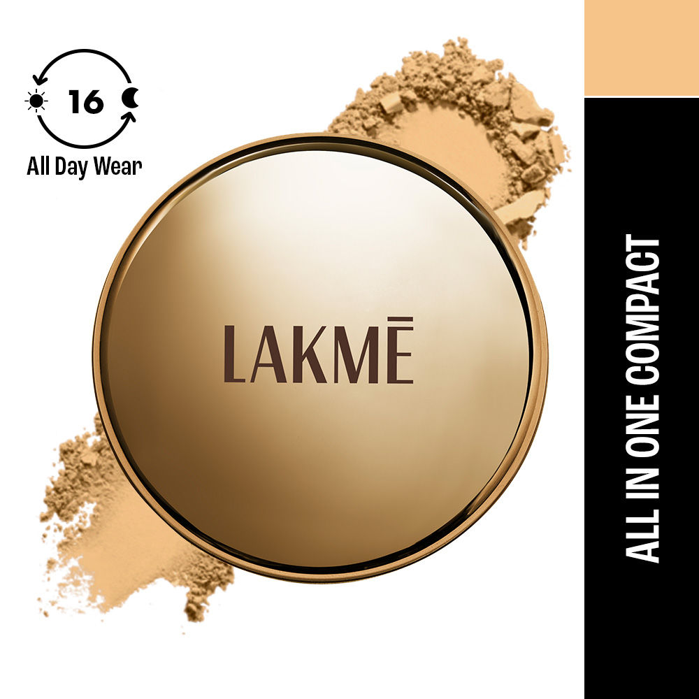 Lakme 9 to 5 Primer + Matte Powder Foundation Compact Ivory Cream (9 g)