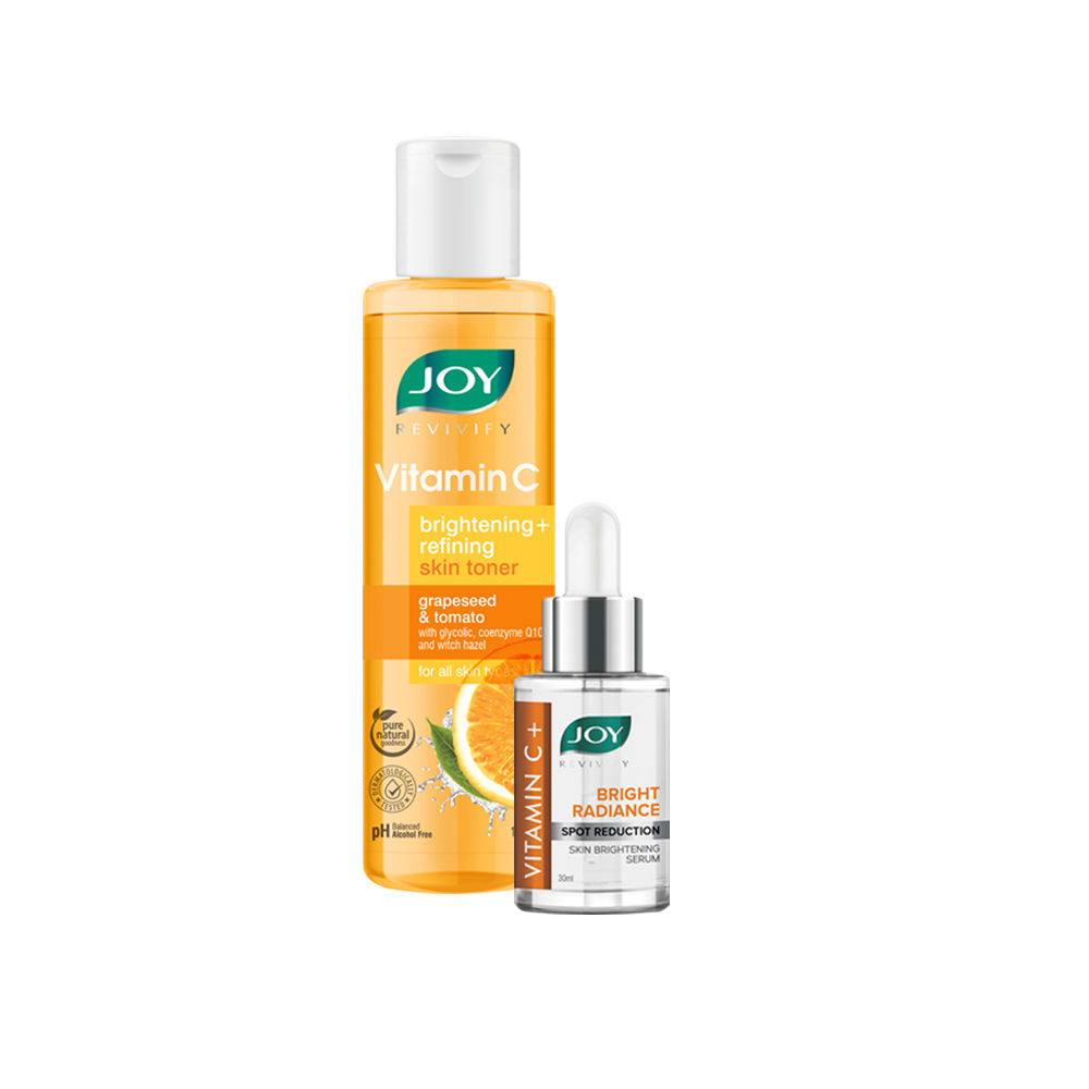 Joy Skin Brightening Vitamin c Face Toner 150ml & Vitamin C Face Serum ...