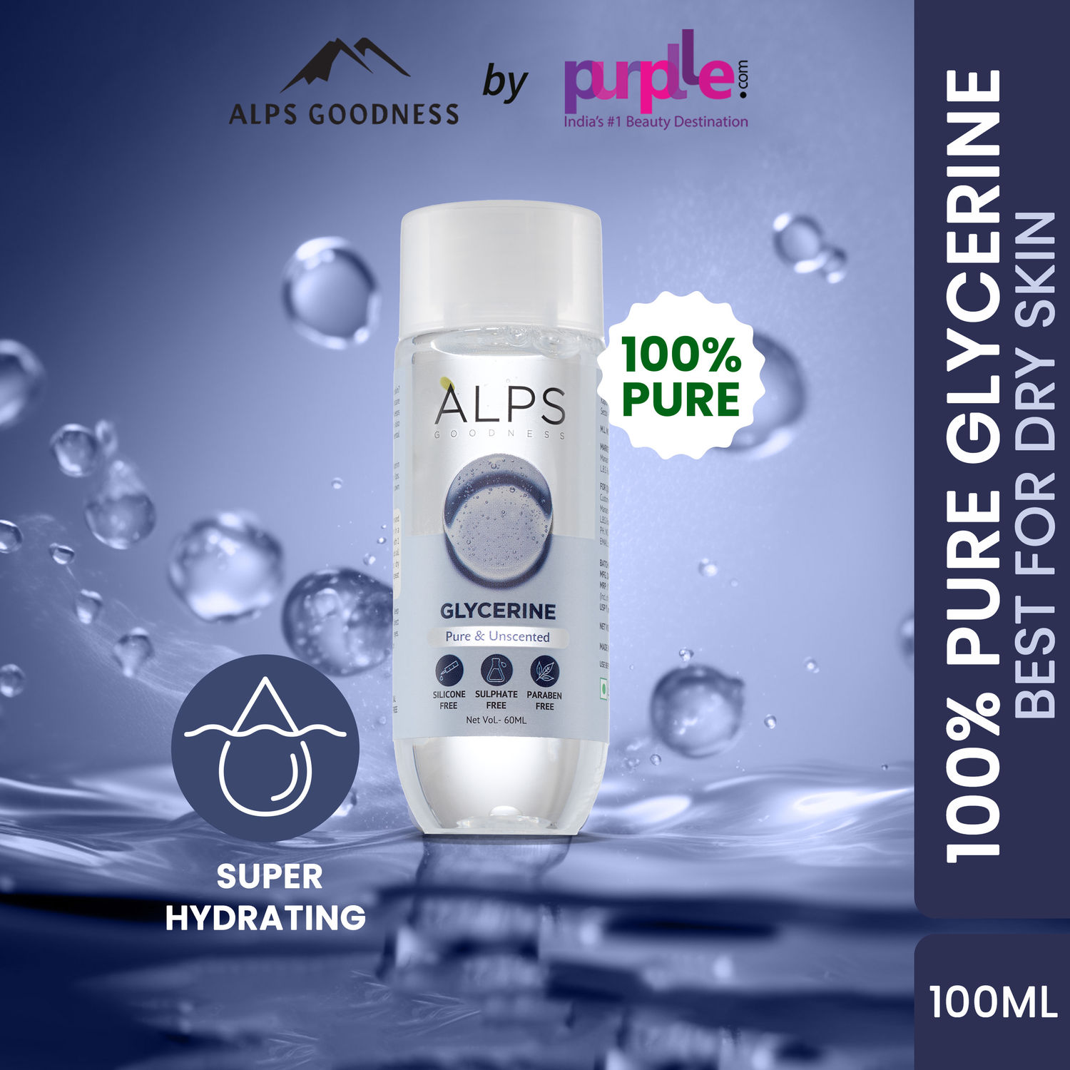 Alps Goodness 100% Pure Glycerine 60ml