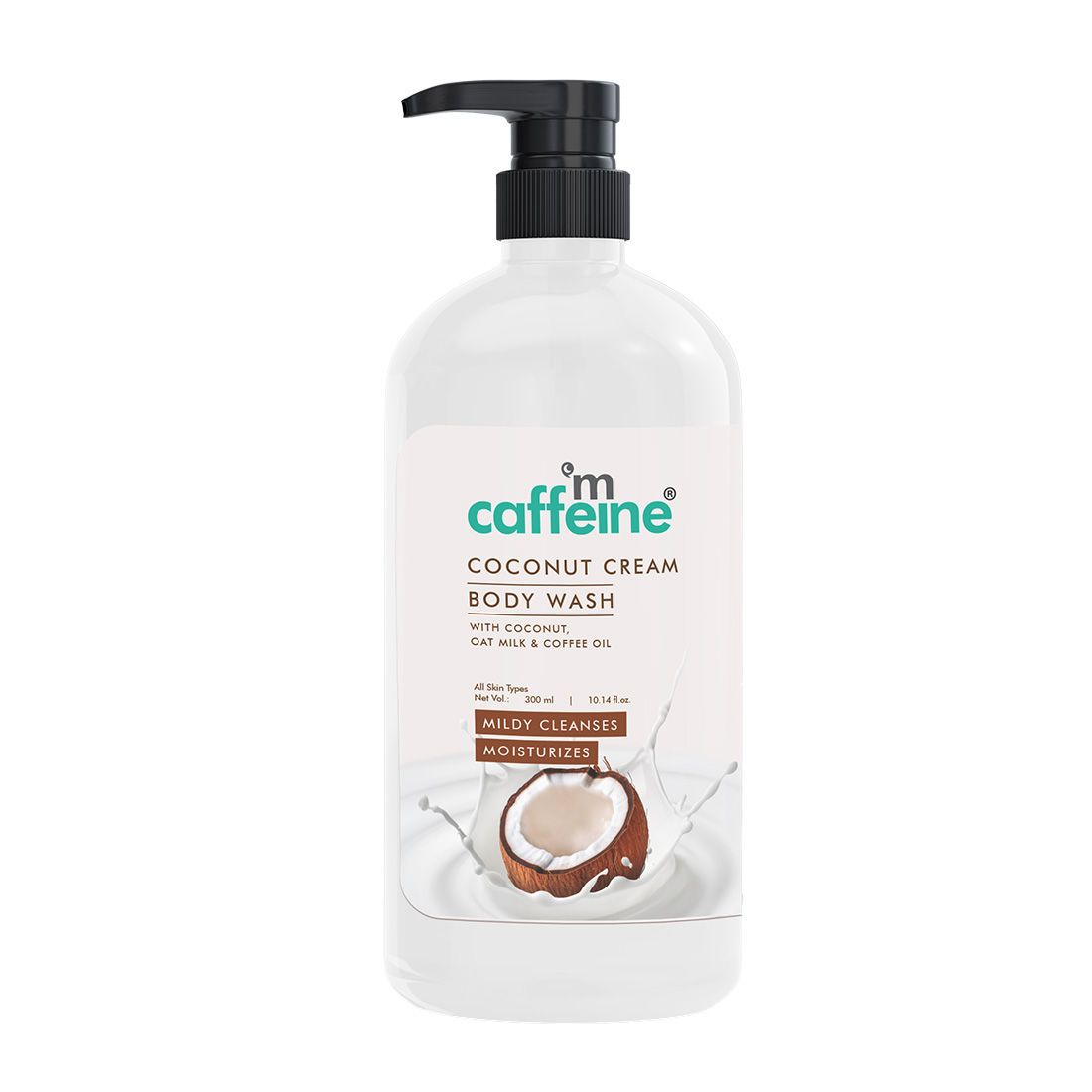 mCaffeine Coconut Cream Body Wash_300ml